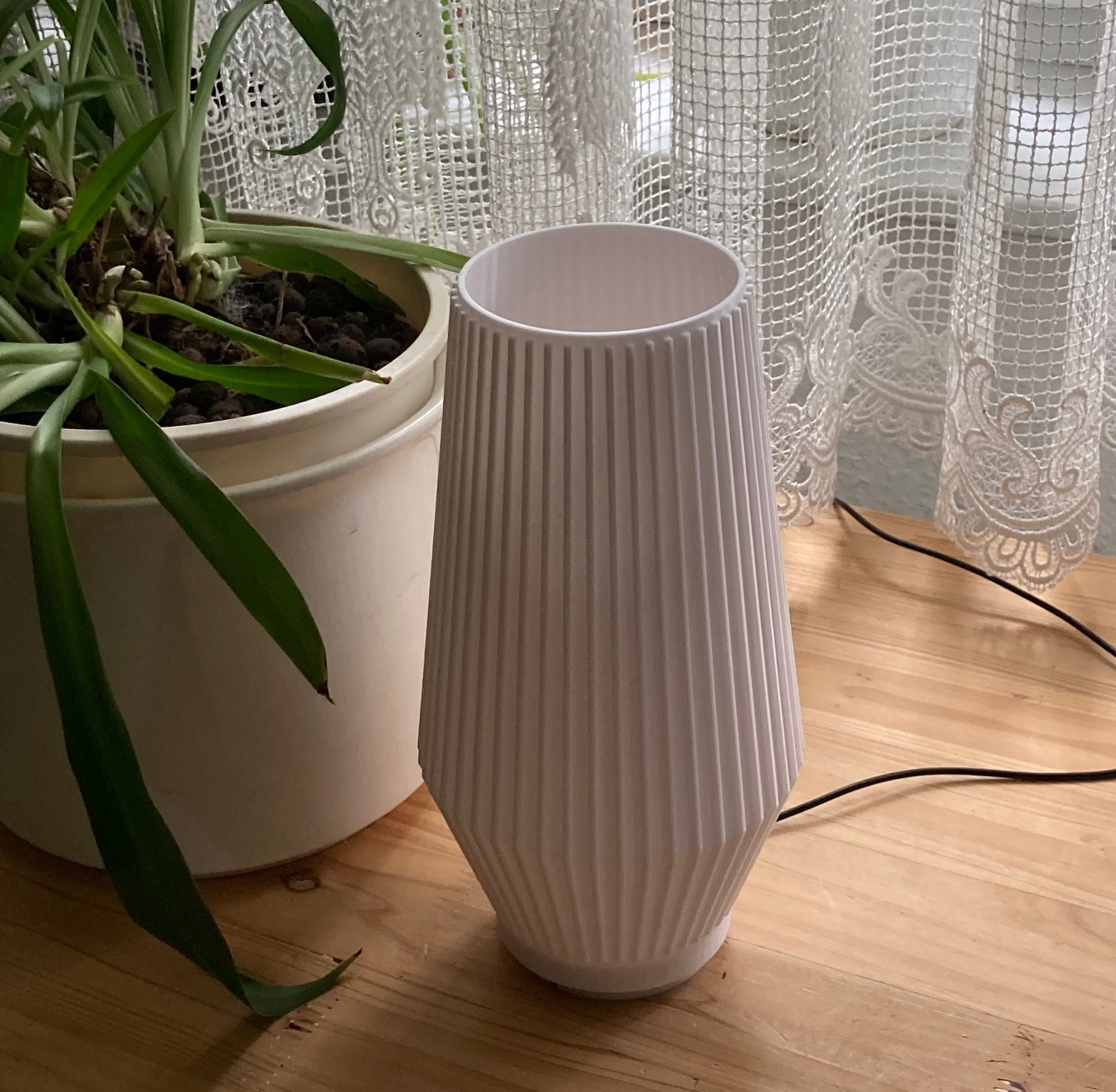 Lamp #53 - Double Ribbed shade for Bambu Lamp Kit 001 por Sink ...