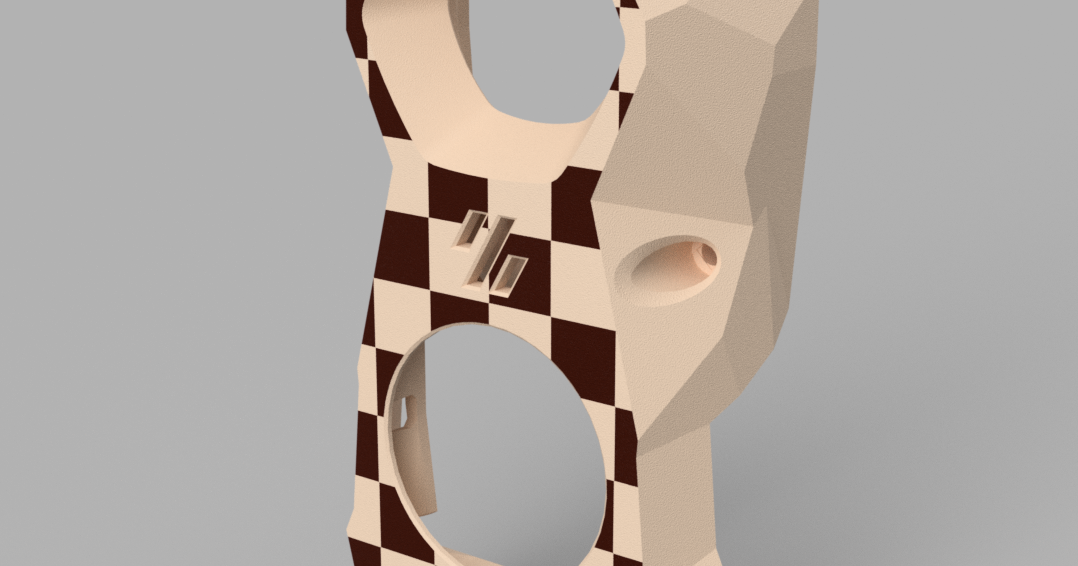 Voron Stealthburner Checkerboard Fan Shroud Mod by tnutt02 | Download ...