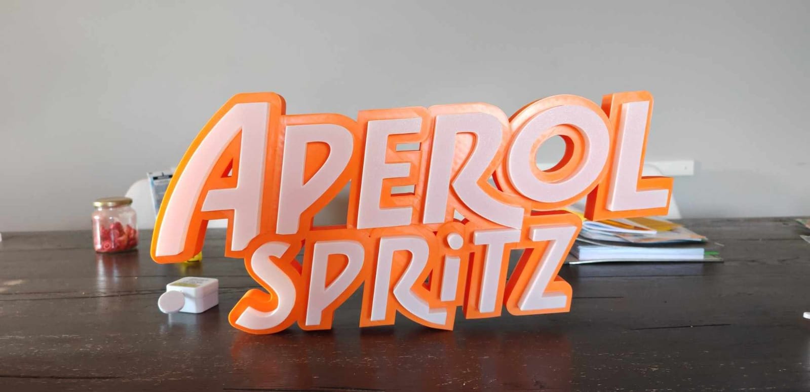 Aperol Spritz LED Sign by Ferdl93 | Download free STL model ...