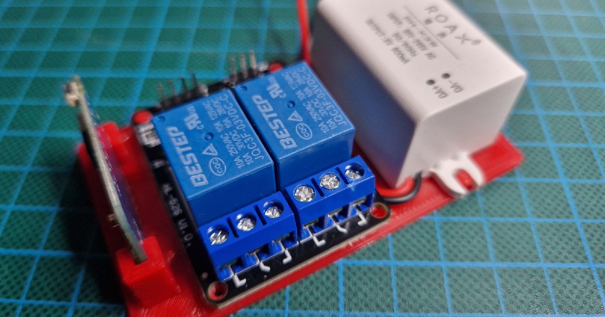 Wemos D1 mini with dual/triple relay - mount by migsun | Download free ...