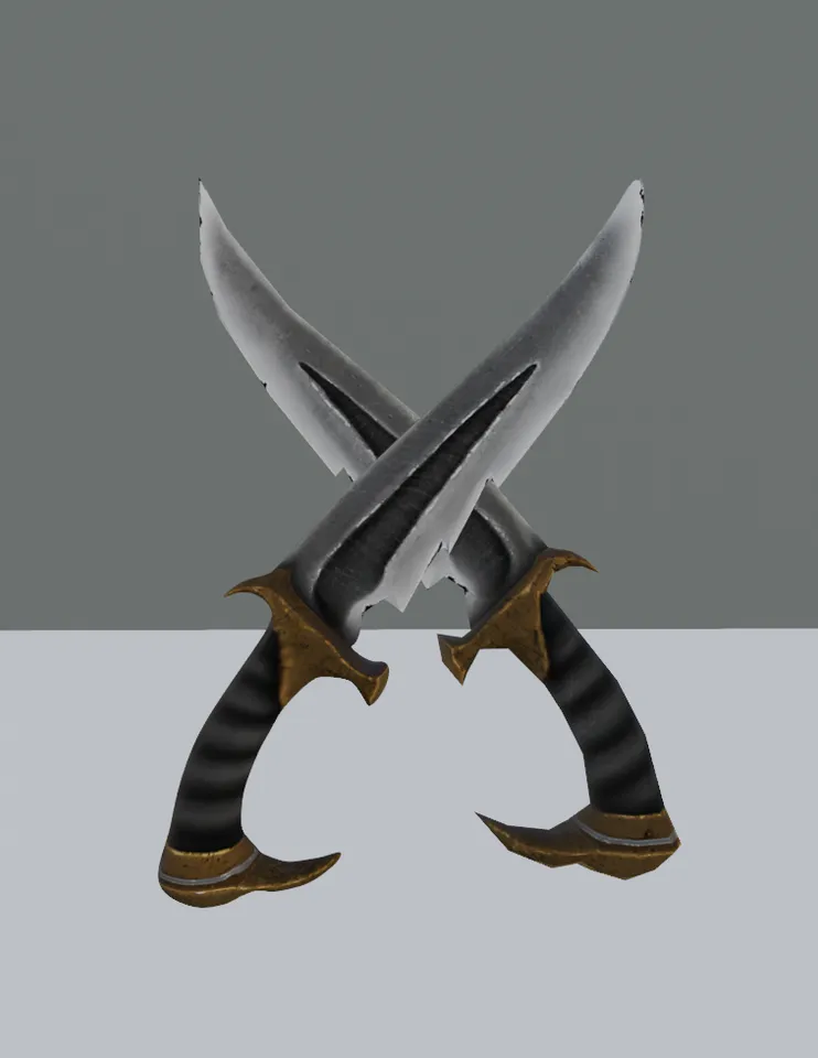 Kano Daggers from Mortal Kombat by Skeleton Dan | Download free STL ...