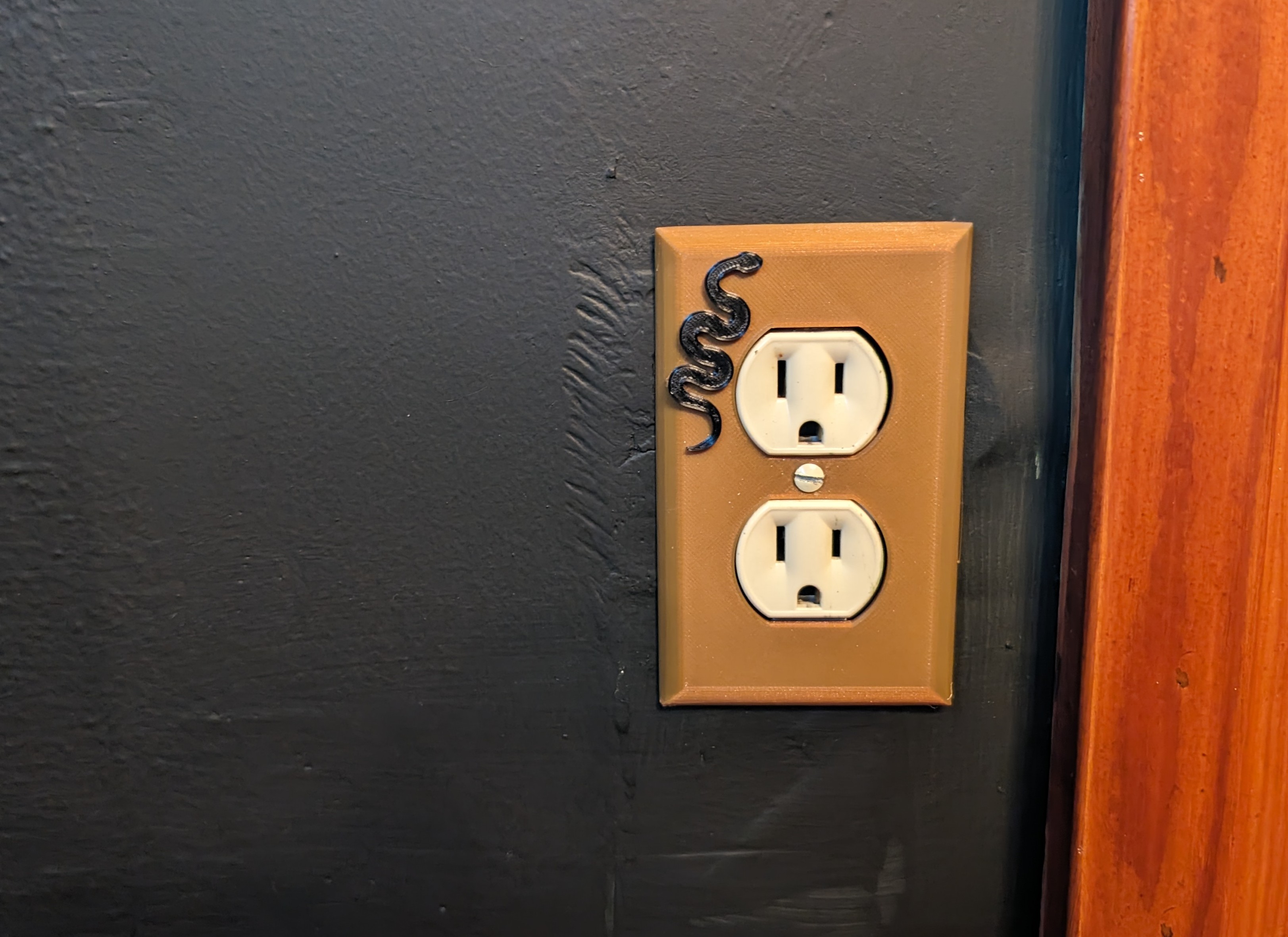 Snake Power Outlet Cover - Medusa outlet decor, decoration, wall design ...