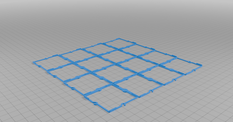 Carcassone & Karak tile grid by Martin Dravecky | Download free STL ...