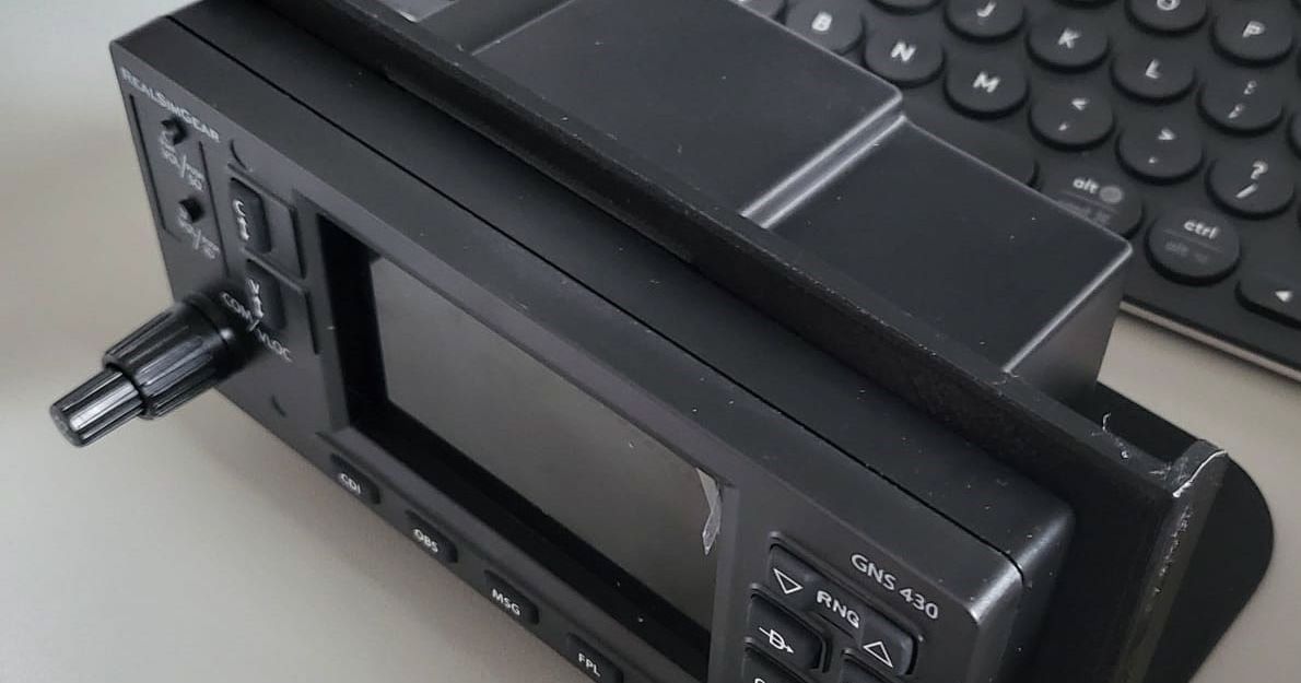 Garmin GNS430 Stand by Rosti | Download free STL model | Printables.com