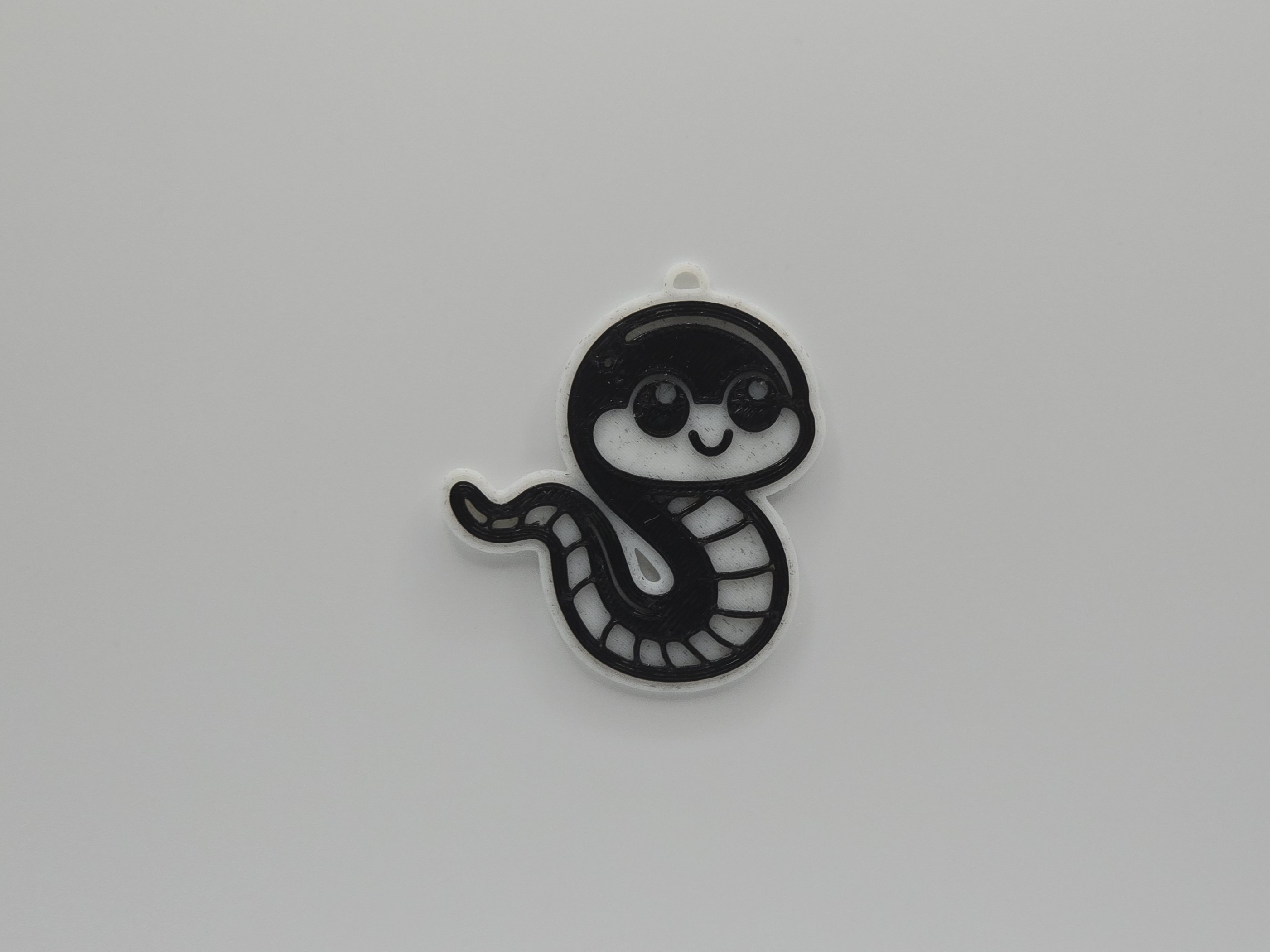 Cute Snake Keychain by FC2M3D | Download free STL model | Printables.com