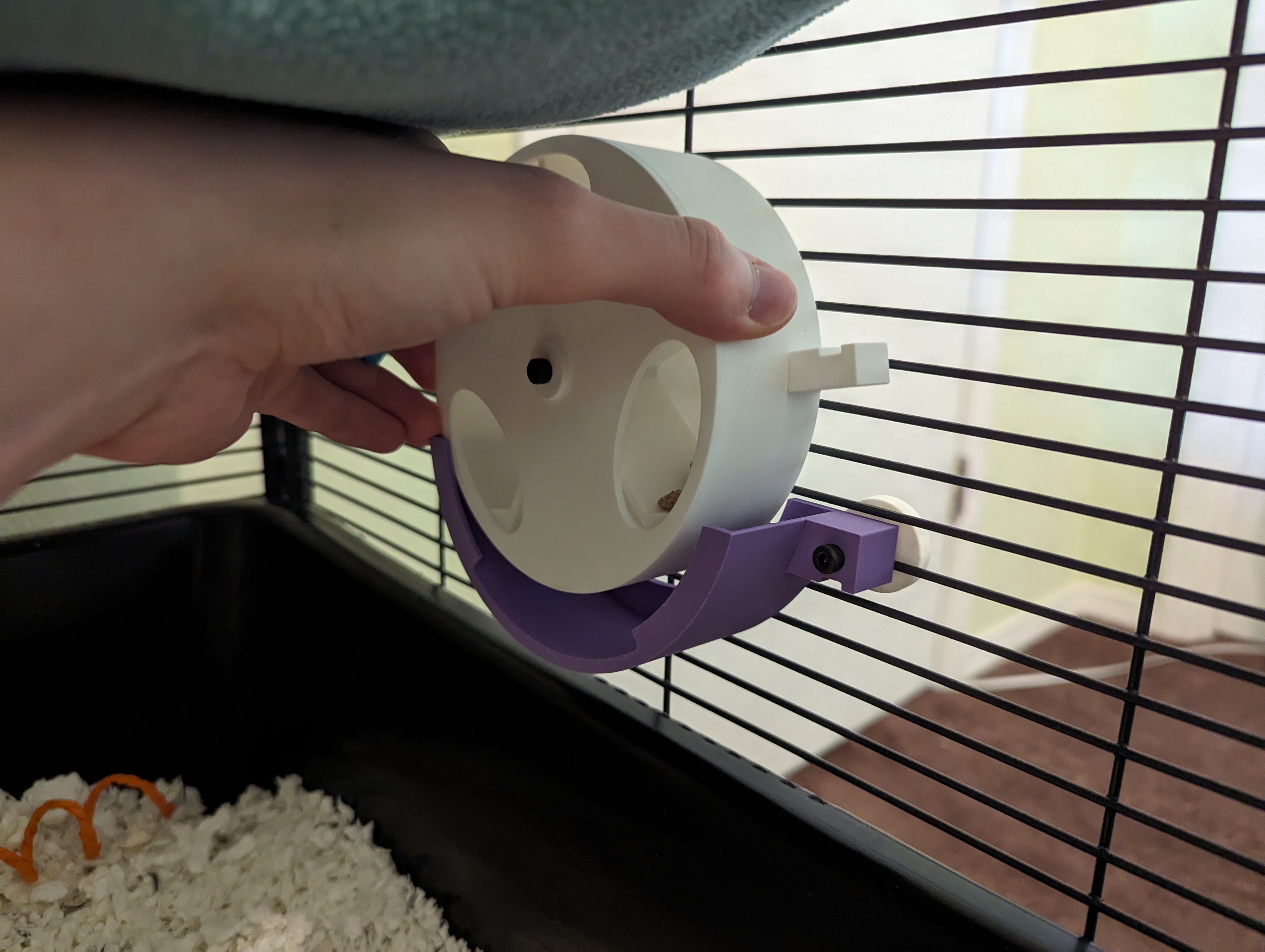 Modular/Removable Rat Foraging Wheel by InventorIan | Download free STL ...