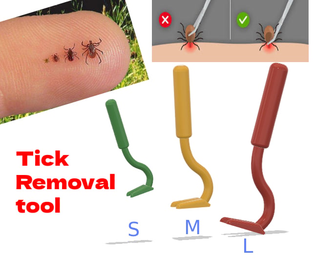 Tick remover tool for camping by Tincantantan | Download free STL model ...