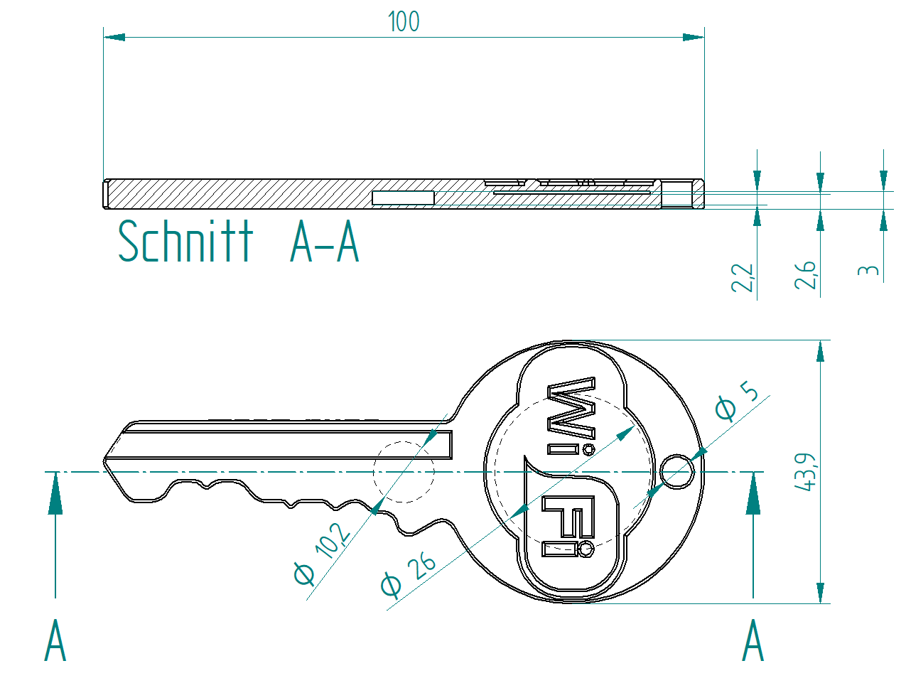 Wi-Fi Key with NFC and Magnet by SolidKnow | Download free STL model ... Wi-Fi Key with NFC and Magnet by SolidKnow | Download free STL model ...