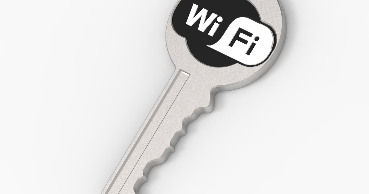 Wi-Fi Key with NFC and Magnet by SolidKnow | Download free STL model ...