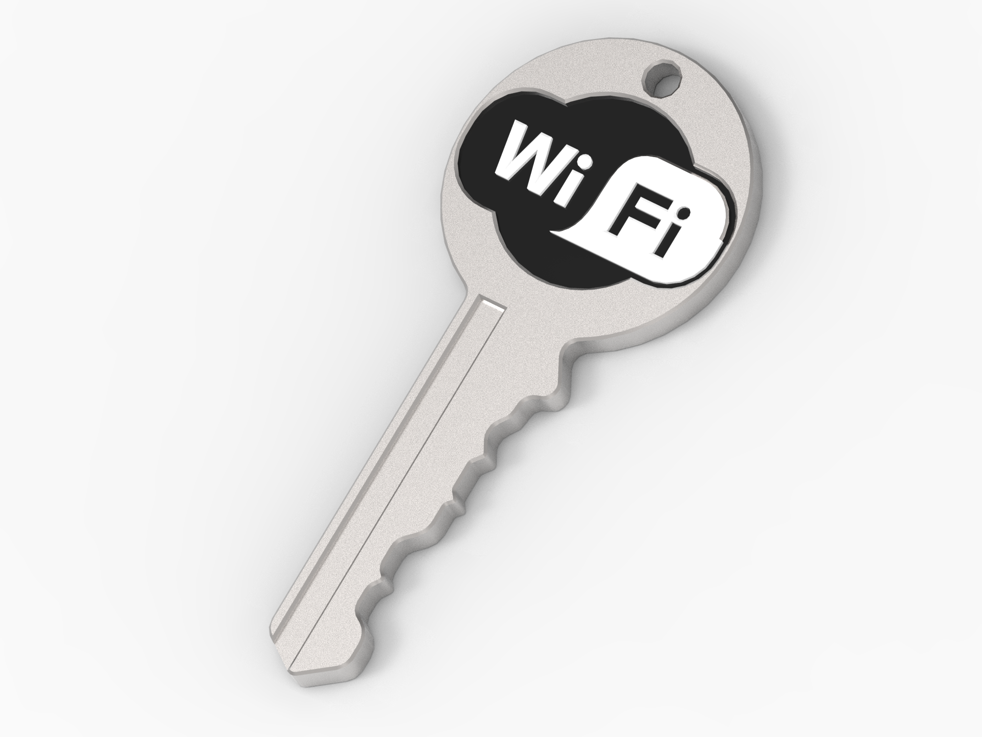 Wi-Fi Key with NFC and Magnet by SolidKnow | Download free STL model ...
