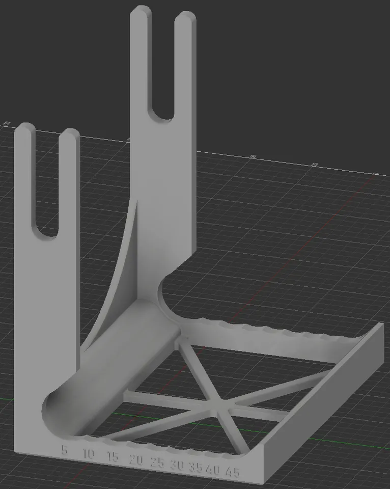 Fan Stand for use with Noctua (NV-AA1-12) by Ian | Download free STL ...