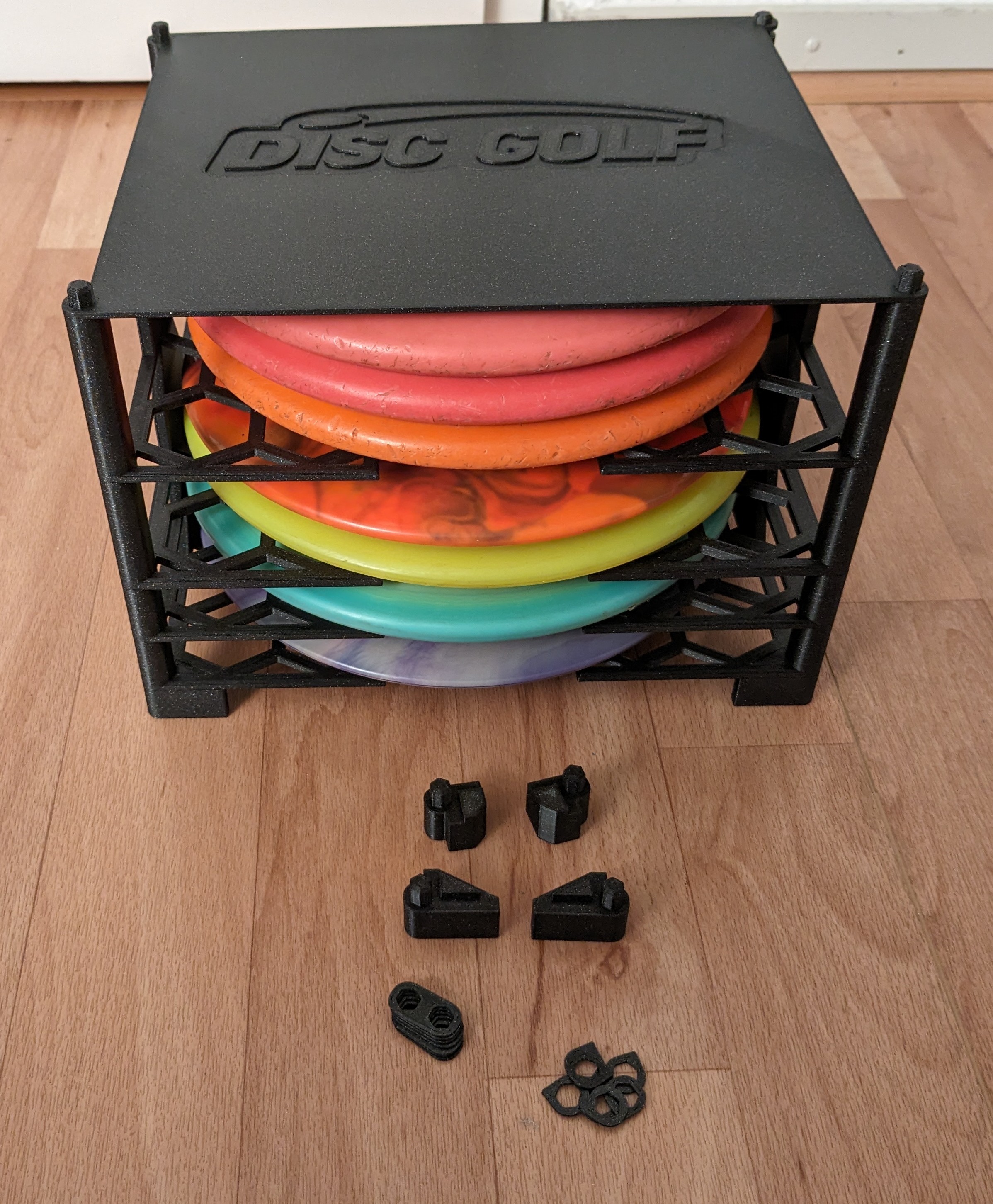 A modular, stackable drawer storage system for Disc Golf discs by ...
