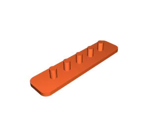 Wall Key Holder by Fossa3D | Download free STL model | Printables.com