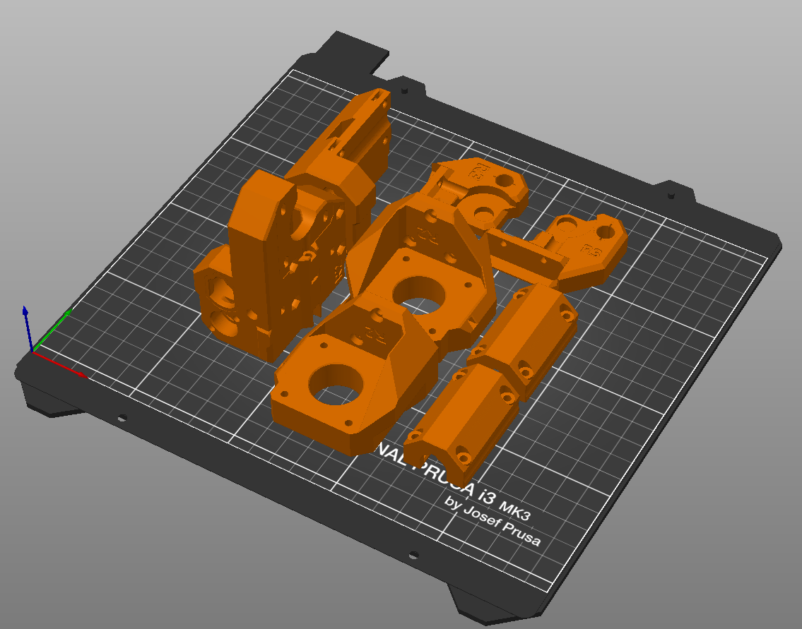 MK3 to MK4 Z-Axis 8mm (keep all 8mm rods and bearings) by Rakon ...