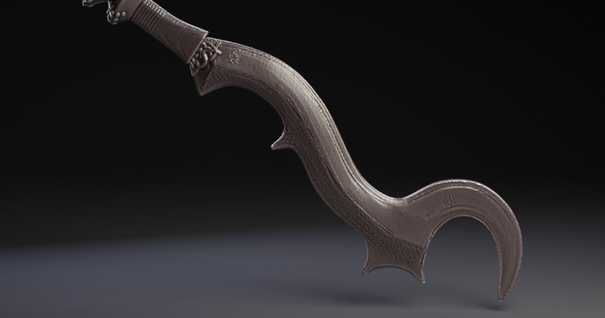 Congo Executioners Sword by Peter Farell | Download free STL model ...