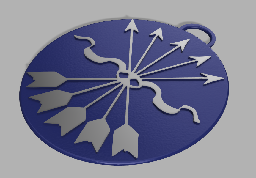 Arrow Key Chain by Melt the String | Download free STL model ...