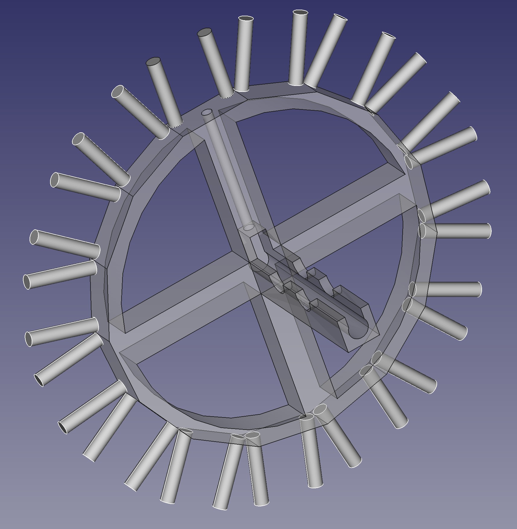 100mm ID web coil form by Mondo & Aud | Download free STL model ...