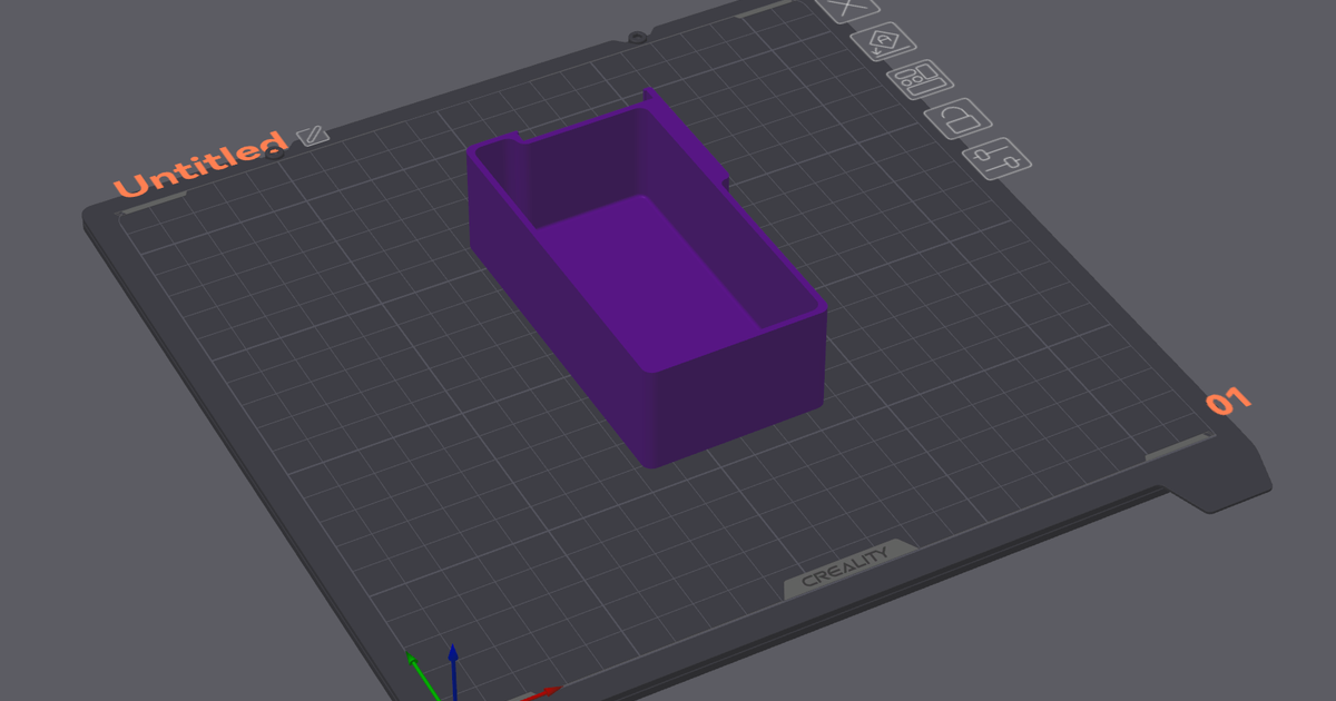 Ender 3 V3 SE right bin/bucket(short) Shorter Height by Yukkerz ...