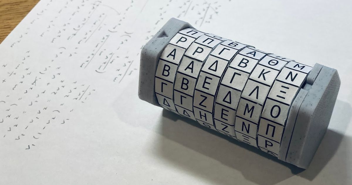 Easy Print Cryptex by knosmos | Download free STL model | Printables.com