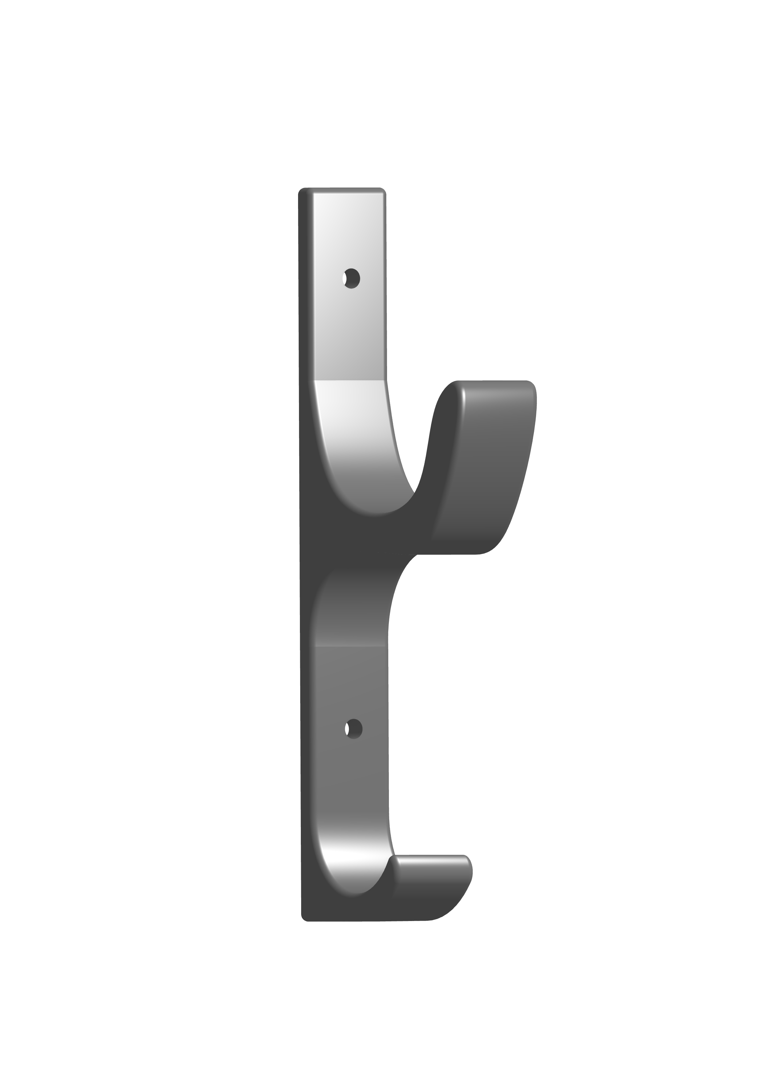 double wall hook by dominick mchale | Download free STL model ...
