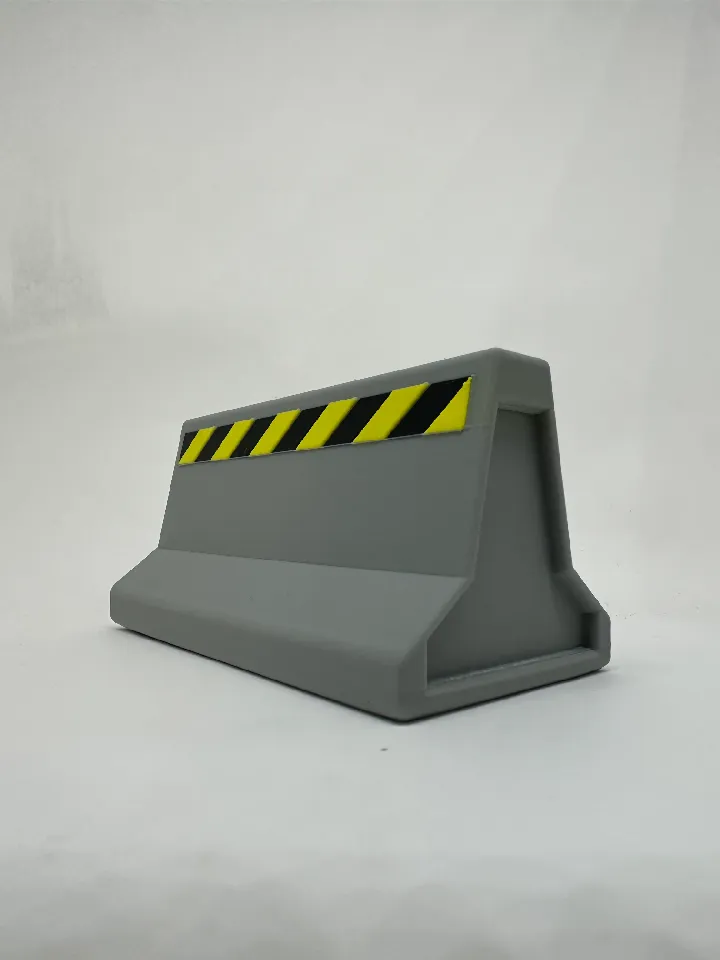 Concrete Barrier/ Construction by lvl63Charmander | Download free STL ...