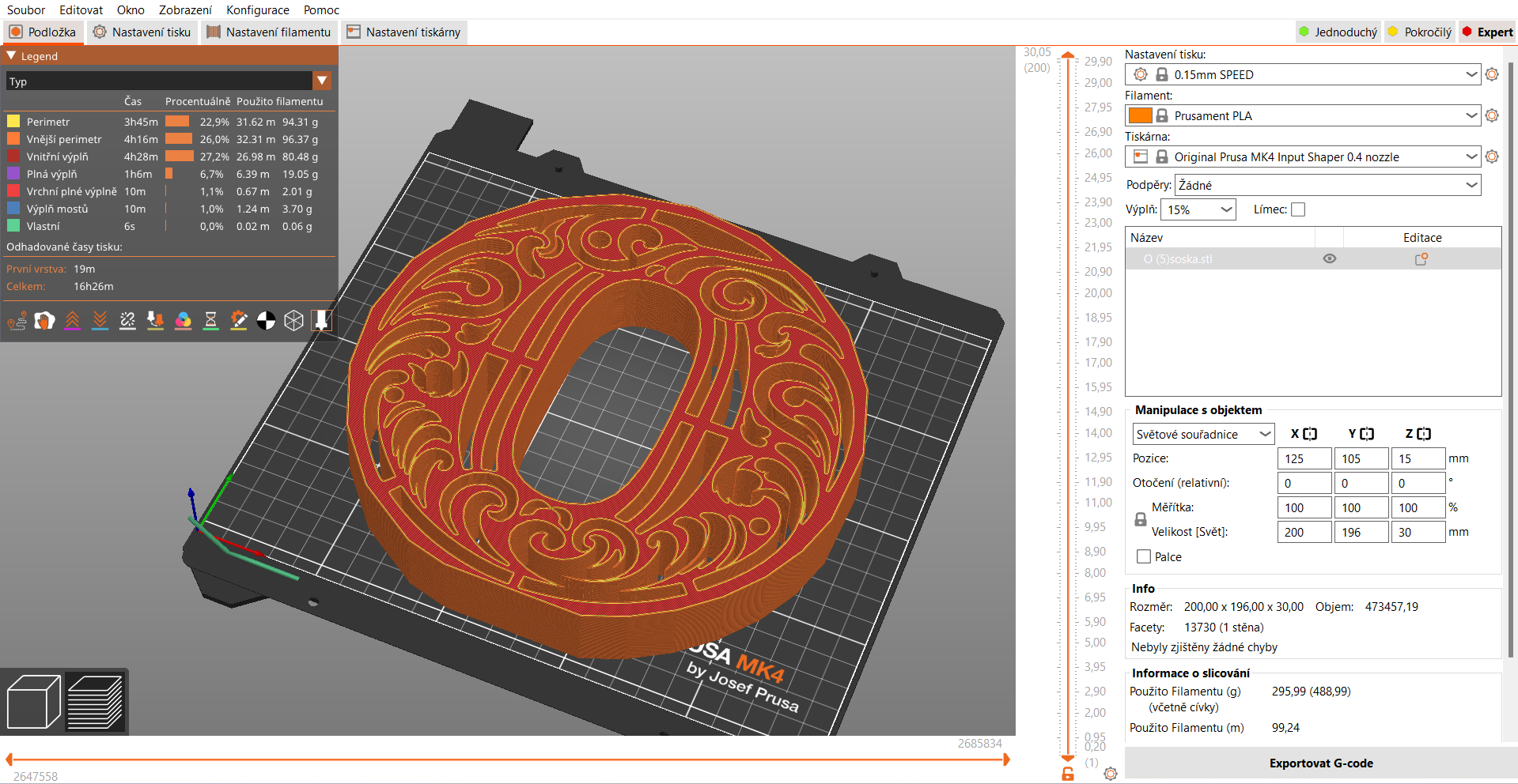 standing initial: letter O by Nina Máčová | Download free STL model ...