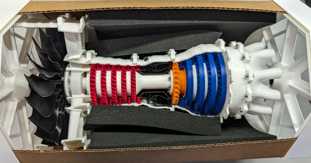 Case for 3D Printable Jet Engine por Oak | Descargar modelo STL ...