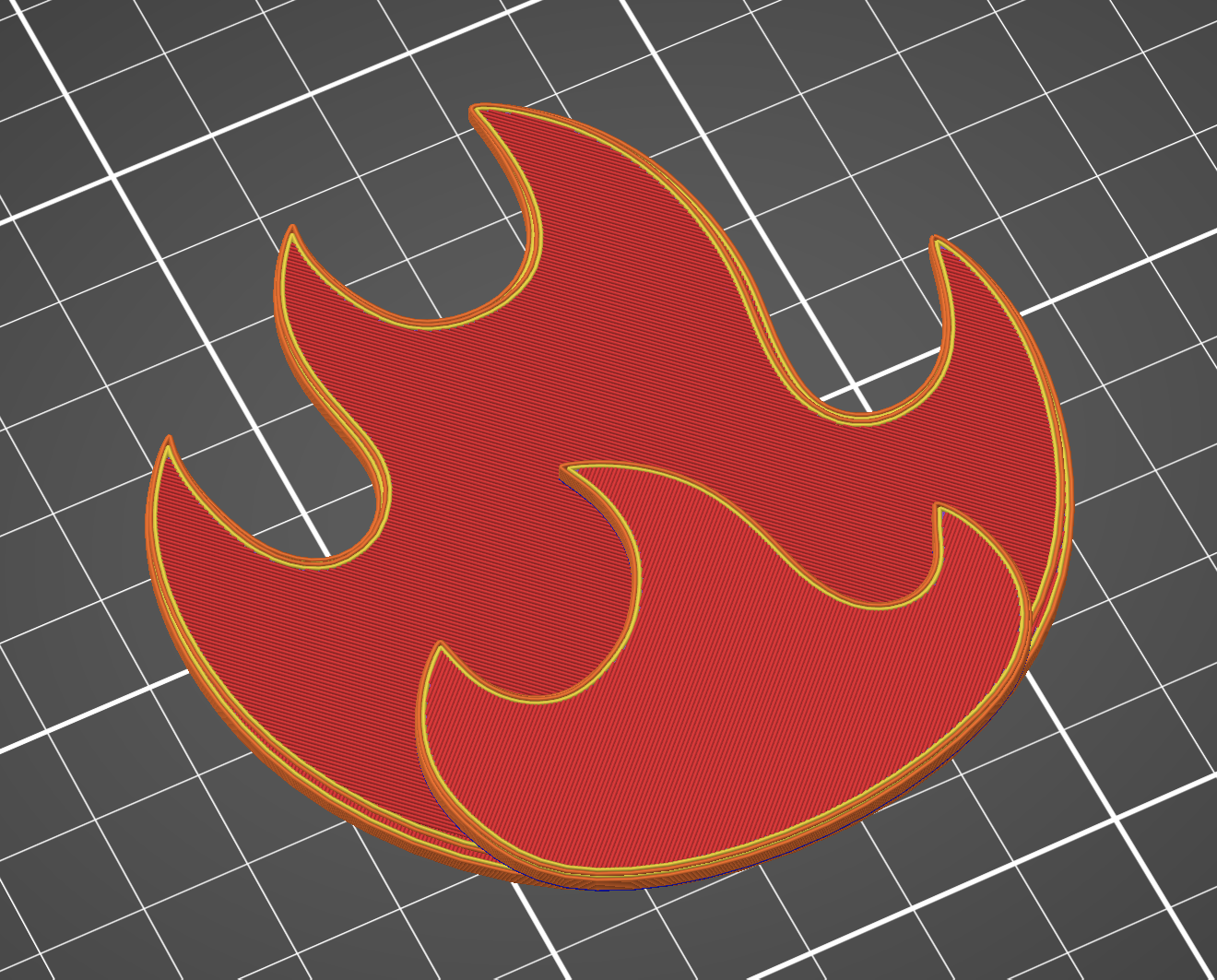 Fire/Flame Sign by gebirgshang | Download free STL model | Printables.com