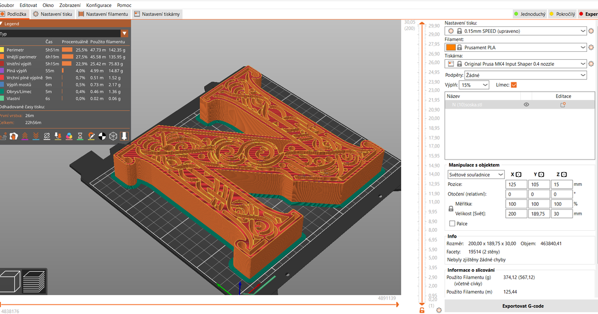 standing initial: letter N (version 3) by Nina Máčová | Download free ...