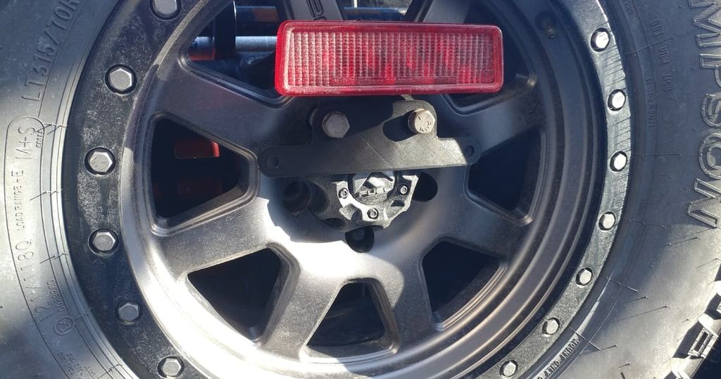 Jeep License Plate Relo Bracket for TeraFlex Mopar HD Tire Carriers by ...