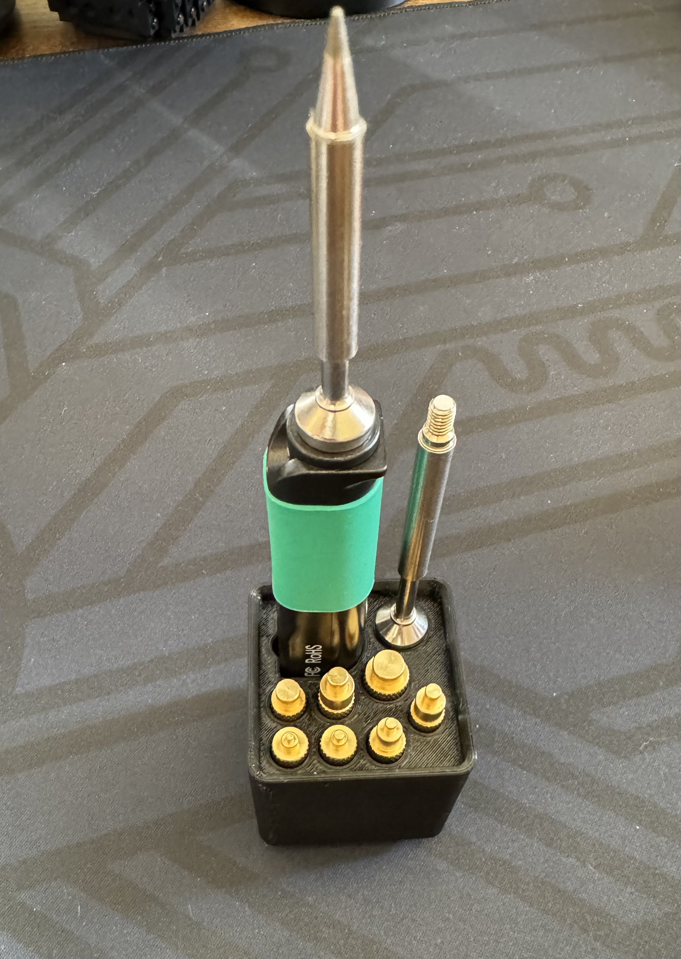 Gridfinity holder for Pinecil and TOAIOT Heat insert Tips by Sebastian | Download free STL model ...