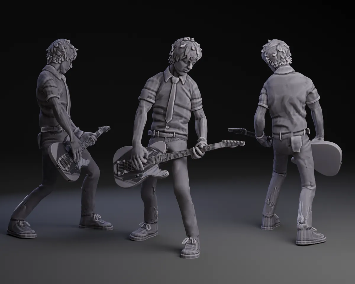 Green Days Billy Joe Armstrong by Peter Farell | Download free STL ...