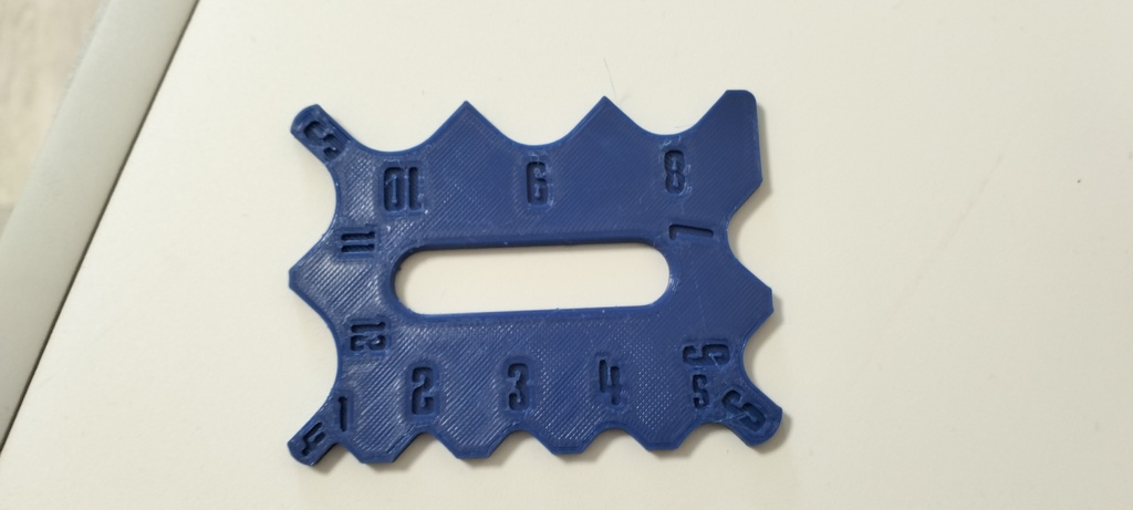 Fillet Gauge (Misura Raggio) by Ale77 | Download free STL model ...