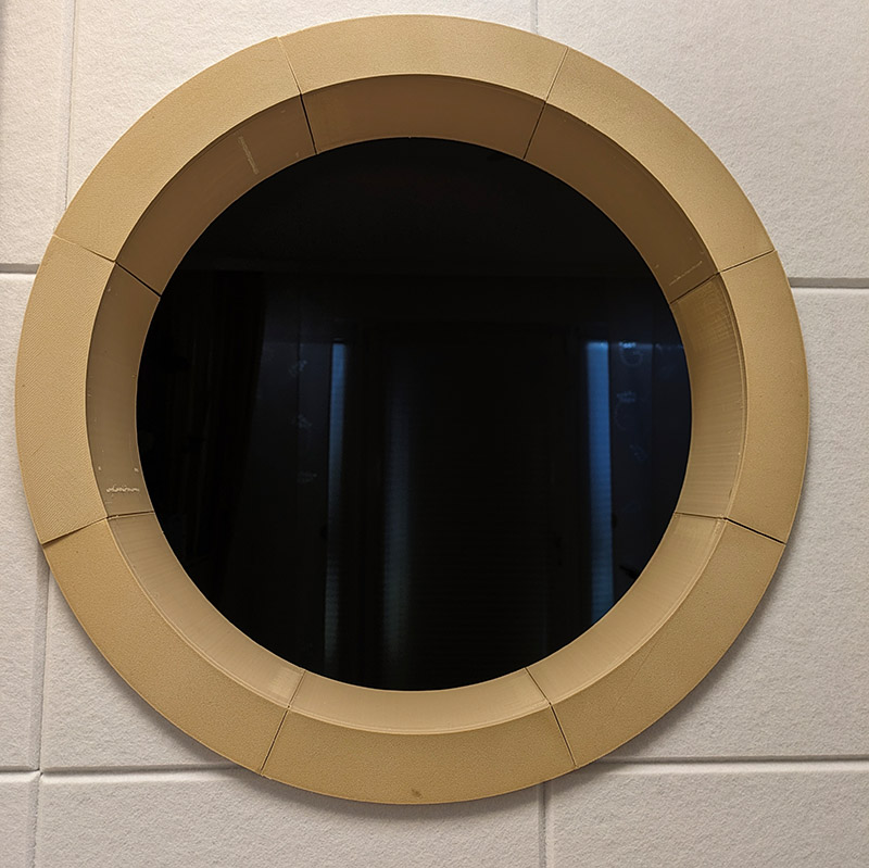 a Porthole "woodlike" in the Wall by OSXtraveller | Download free STL ...