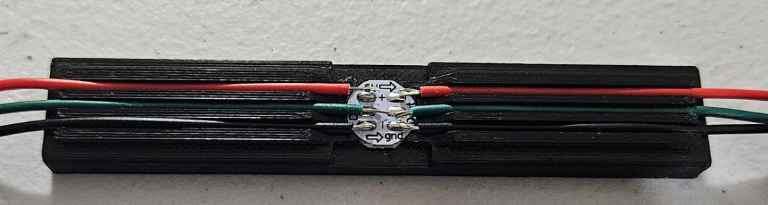 Two Sided WS2812 LED Solder Jig for round 9mm SMD by Steakk | Download ...