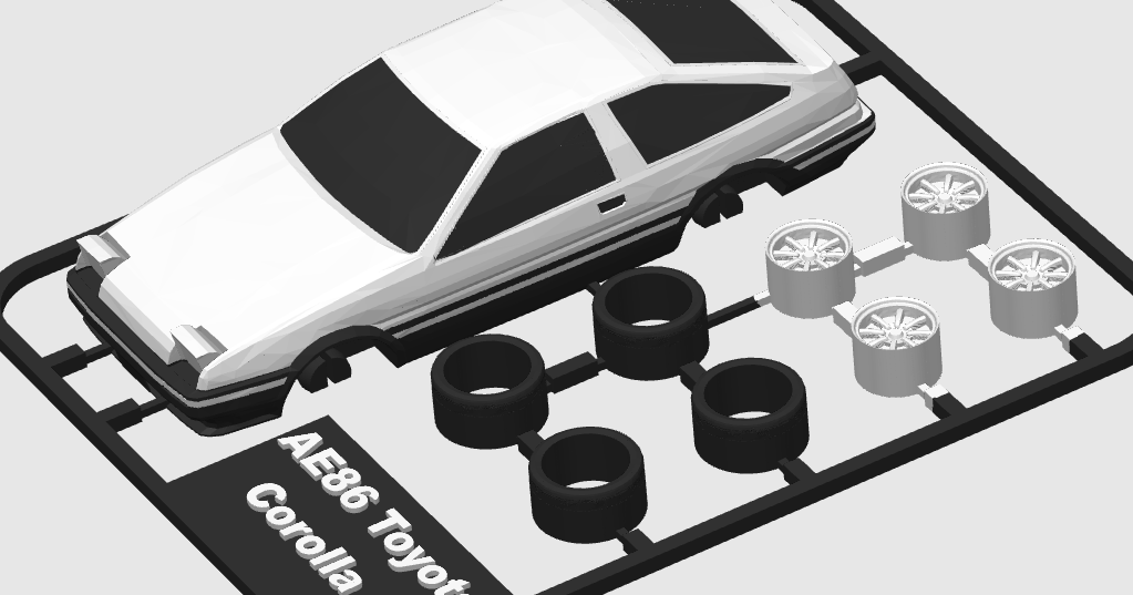 AE86 Toyota Corolla Trueno kit card par Jerryie | Téléchargez ...