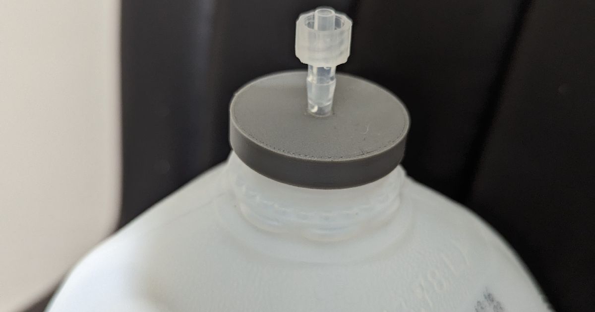 Distilled Water Jug Lid (with hole) by Tucker Blair | Download free STL ...
