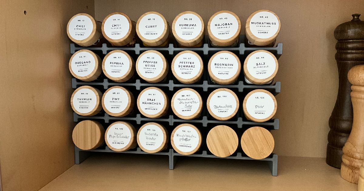 Yet another Spice Rack by Johann Arndt | Download free STL model ...