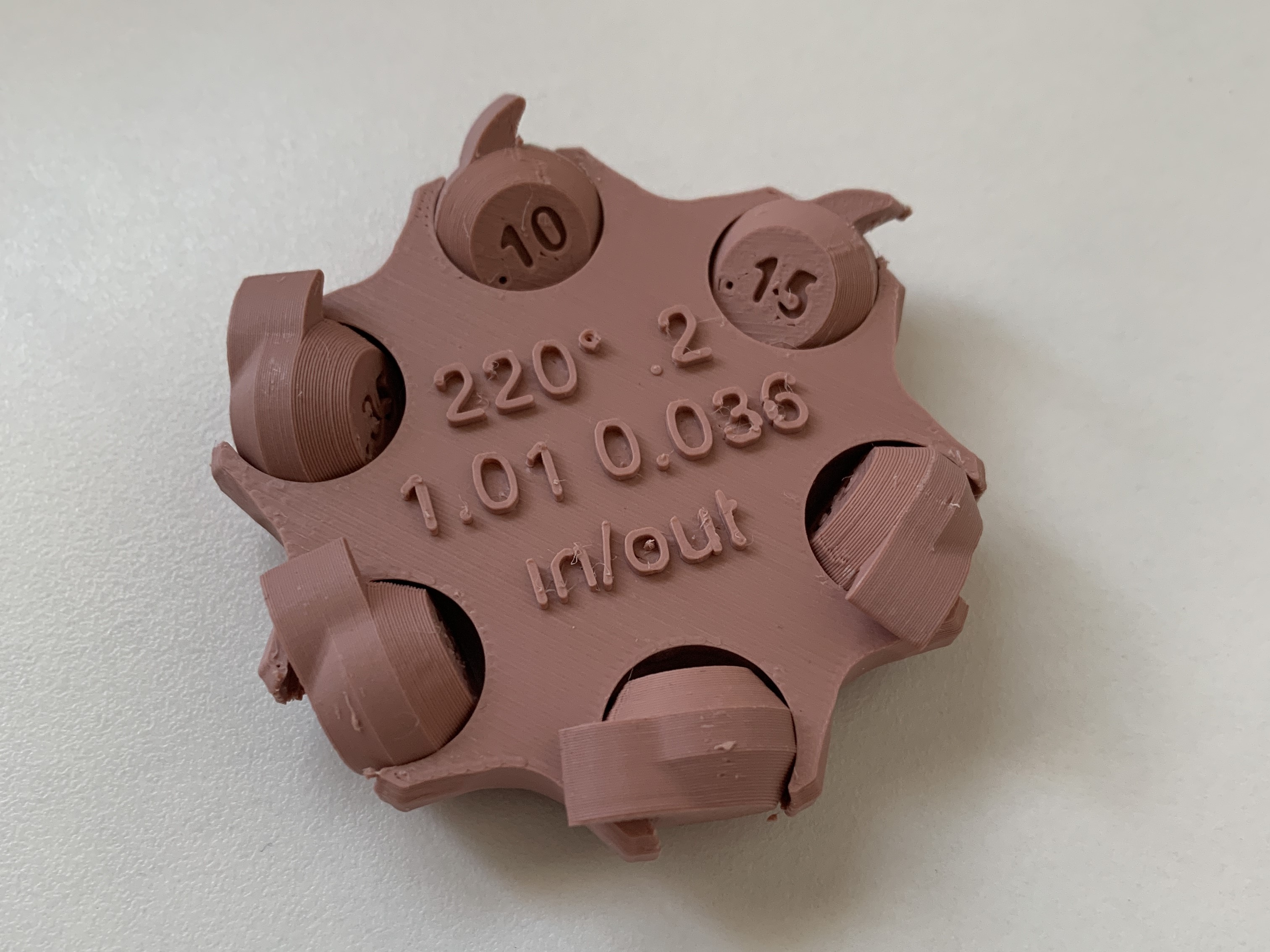 Filled Clearance Tolerance Test (Remix) por oufzor | Descargar modelo ...