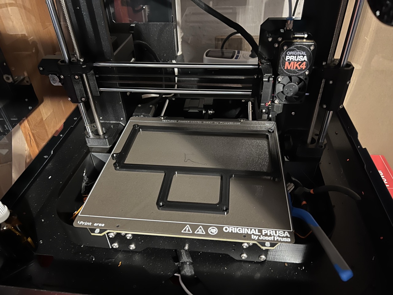 MMU3 Original Prusa Enclosure Buffer Plate Holder (Left Version) by ...