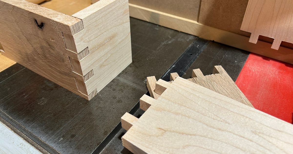 Box joint jig templates by middleagedspread | Download free STL model ...