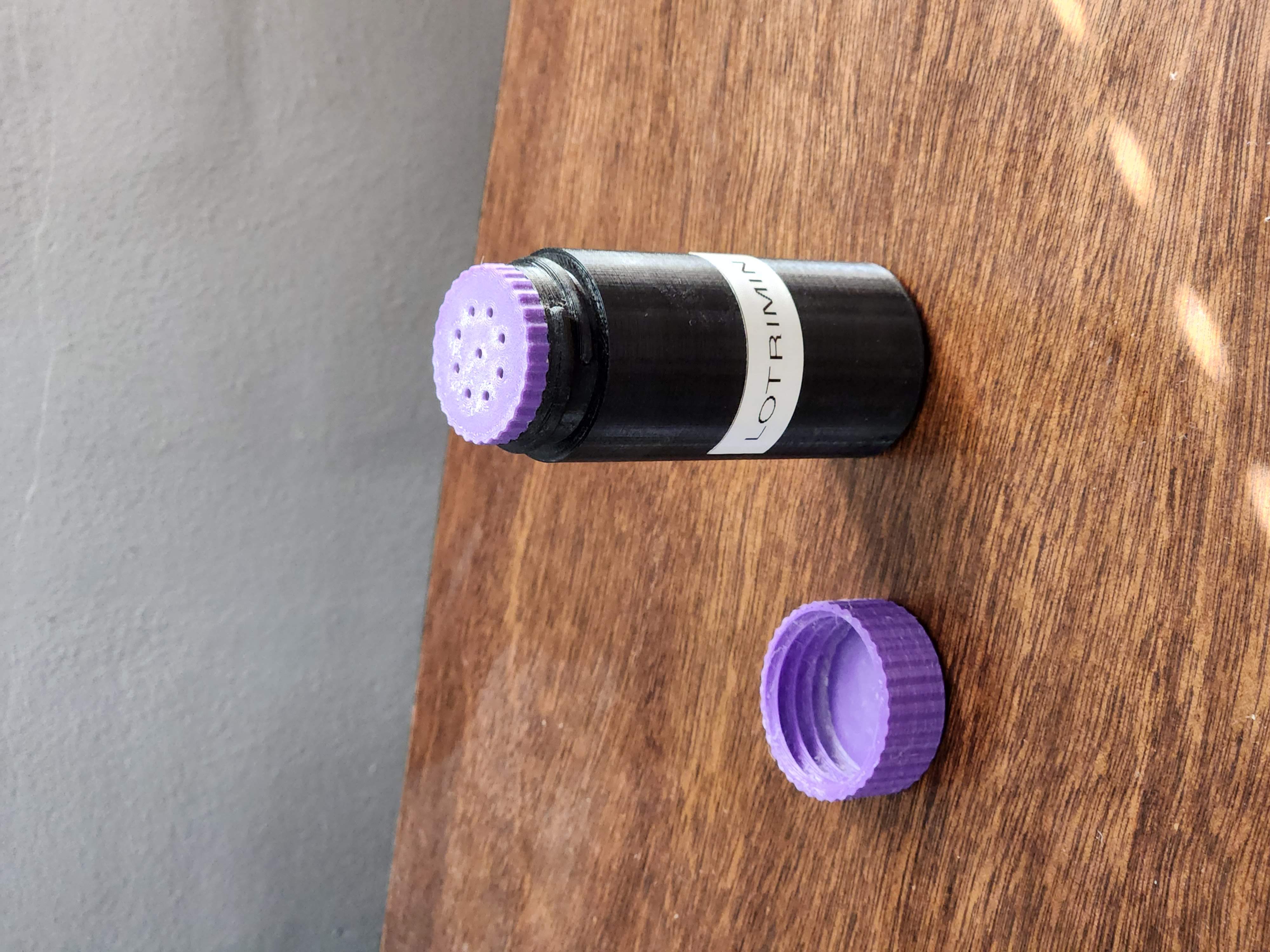 Powder container (parametric) by Aamer | Download free STL model ...