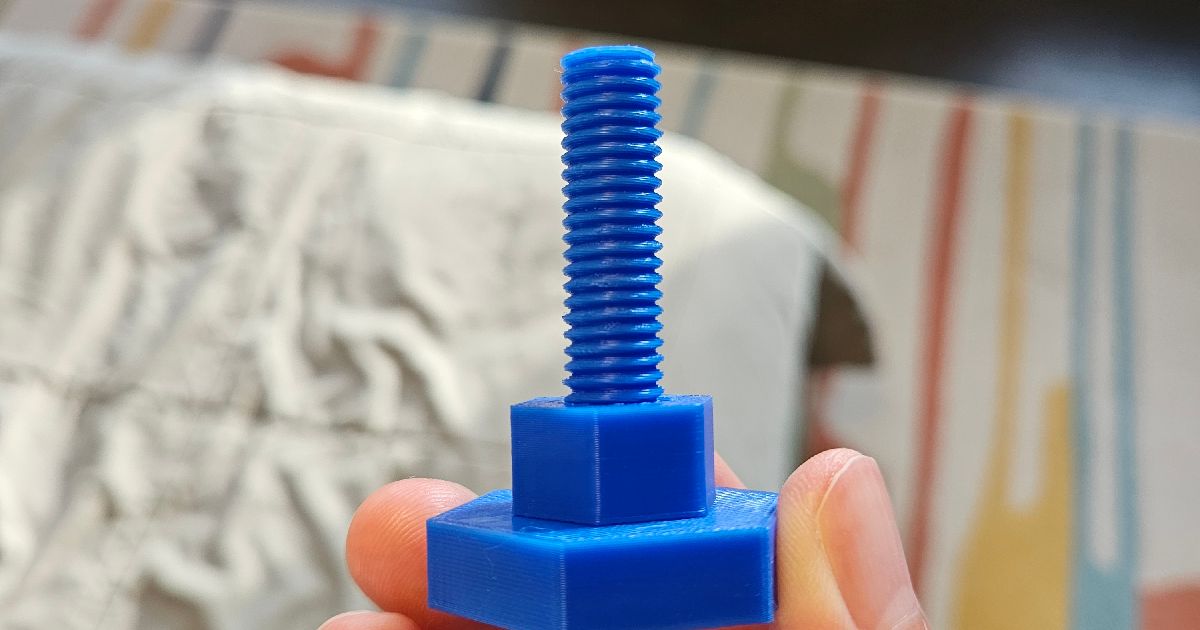 Nut and Bolt Fidget by Max K | Download free STL model | Printables.com