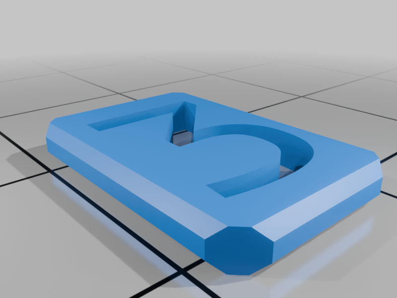 Number Plate for Car Parking (10 slots, double sided) by S.Szilard ...