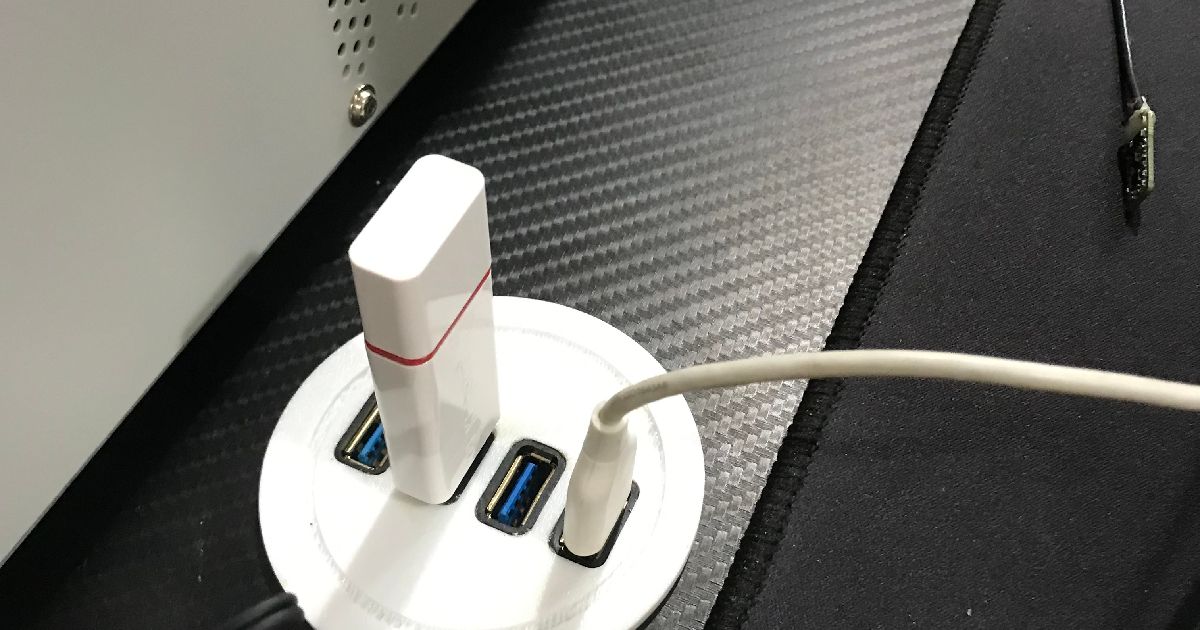 In built USB hub by MrChico | Download free STL model | Printables.com