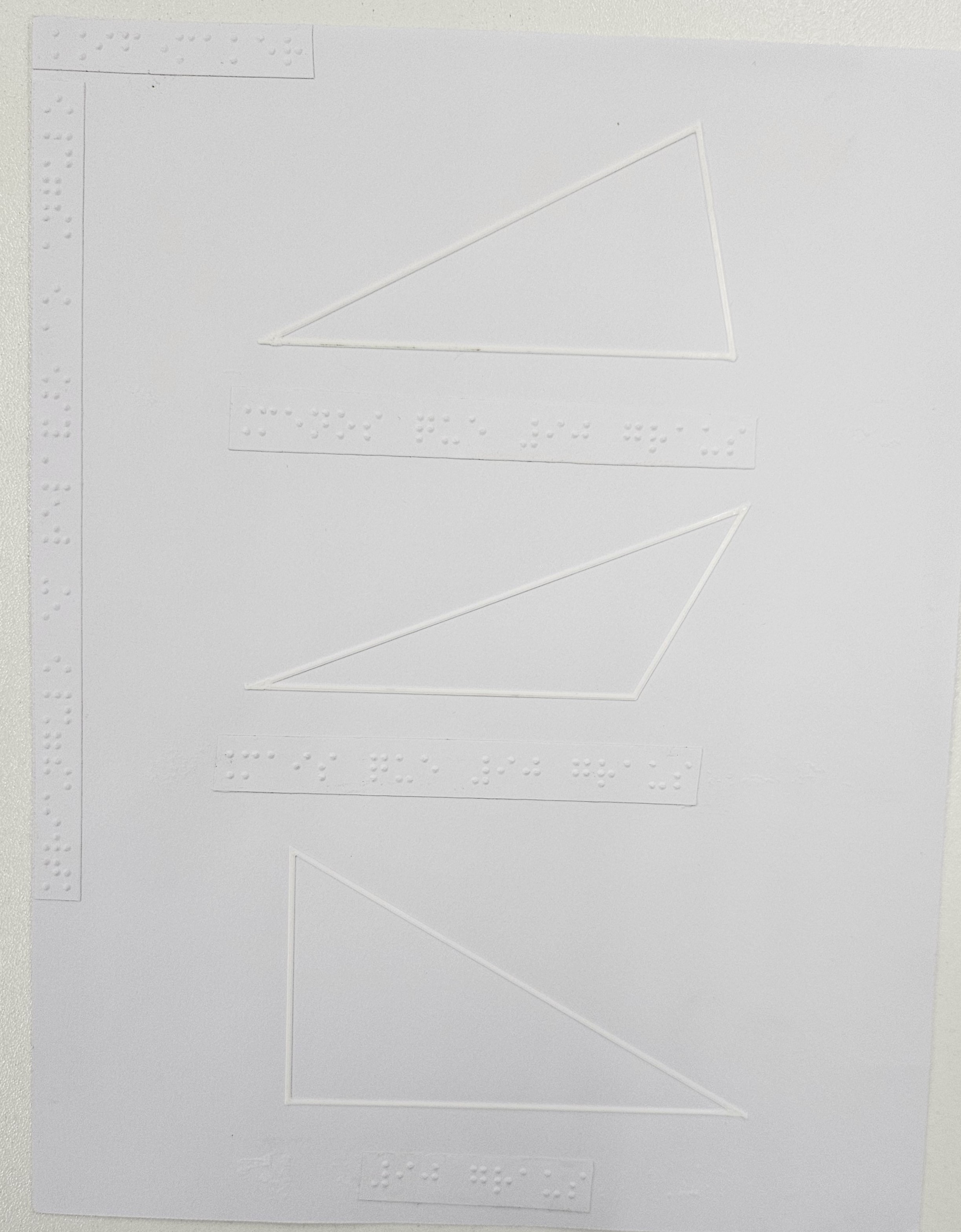 Tactile image: triangles (angles) by GutenBar | Download free STL model ...