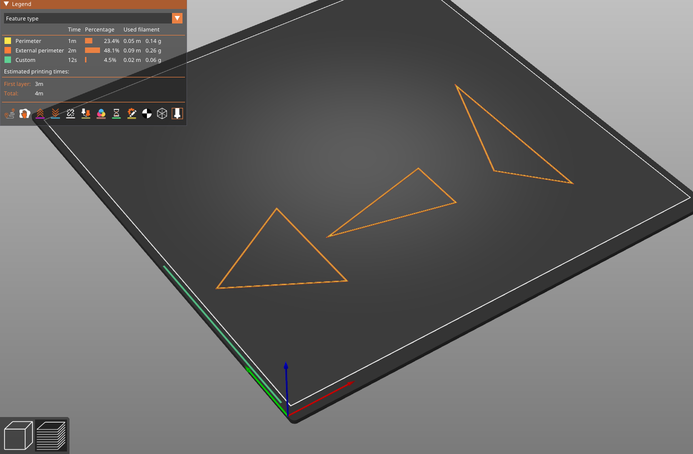 Tactile image: triangles (sides) by GutenBar | Download free STL model ...