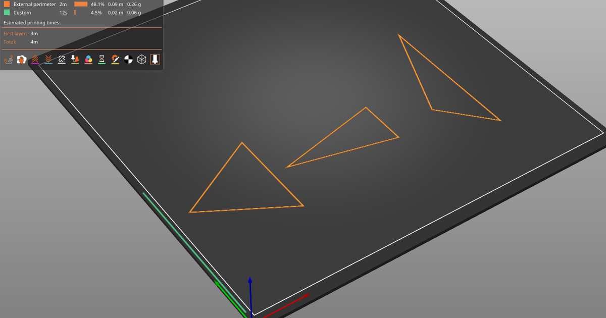 tactile image: triangles (sides) by GutenBar | Download free STL model | Printables.com