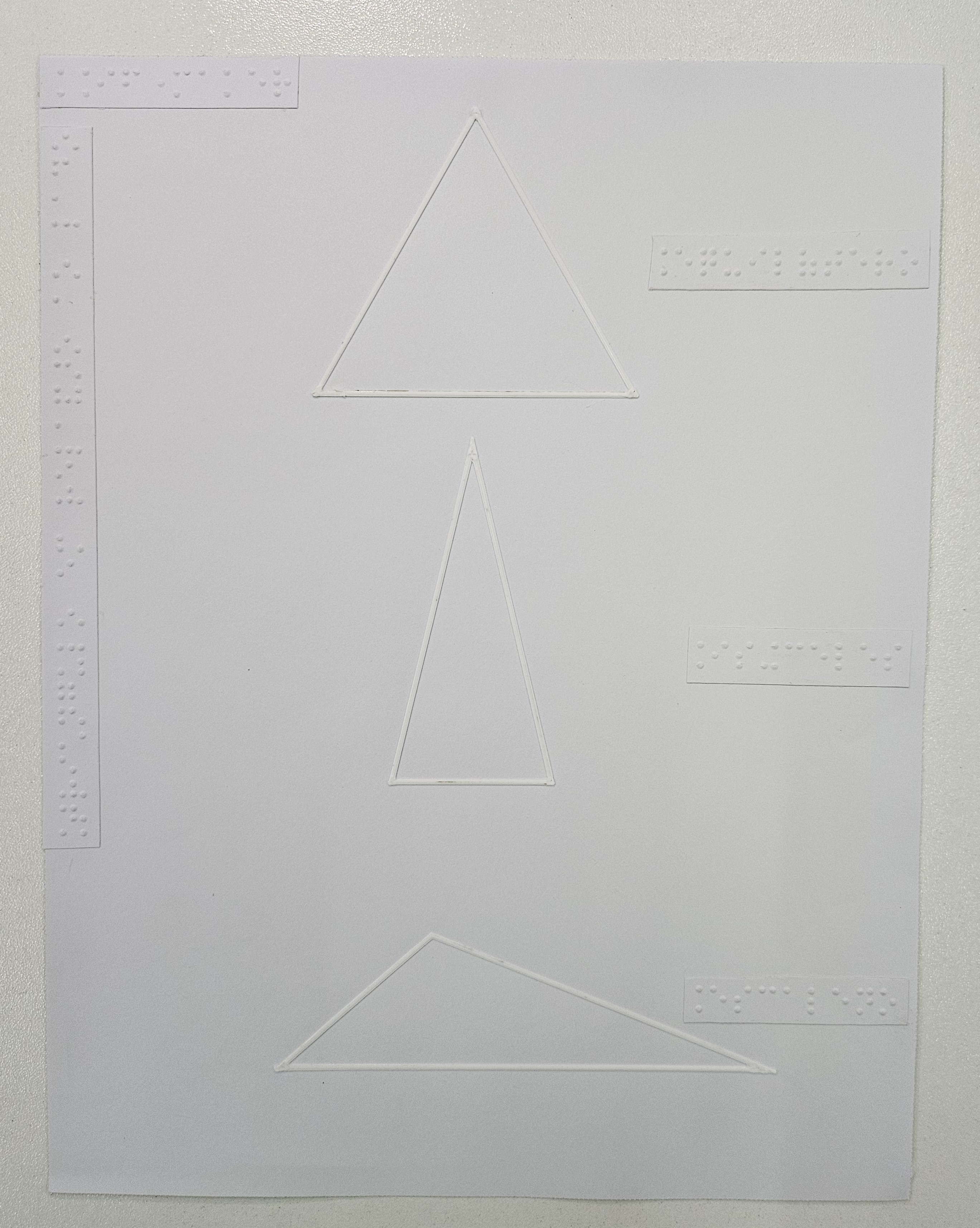 Tactile image: triangles (sides) by GutenBar | Download free STL model ...
