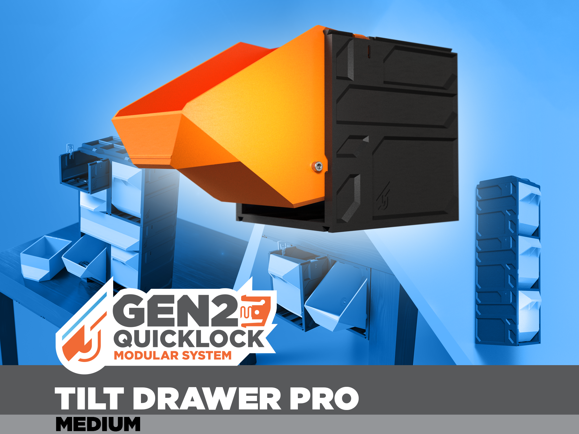 GEN2 Tilt Drawer Pro par Jerrari | Boutique Printables
